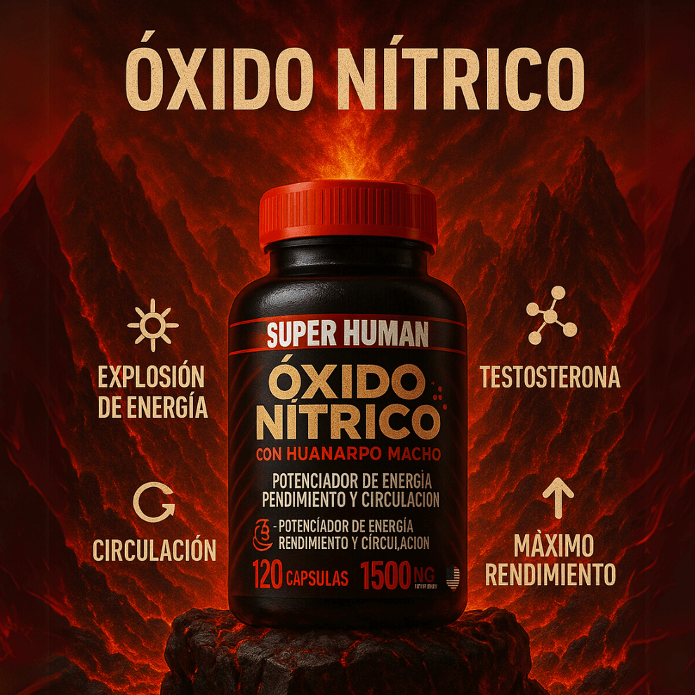 Óxido Nítrico™ – Cápsulas de Óxido Nítrico con Huanarpo para Energía ...