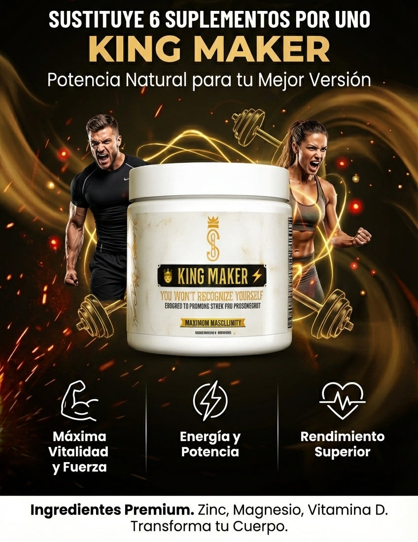 King Maker - Masculinidad Máxima (120 cápsulas) – Kenku Chile